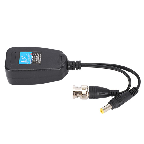 Video Balun, CCTV Coax BNC Video Power Passive Video Balun with Power ...