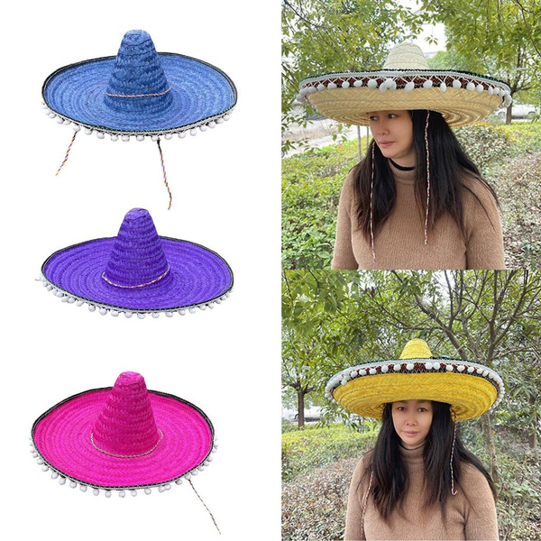 Mini Mexicans Sombrero Hat Straw Sombrero Hat Fiest Hat Sombrero Party ...
