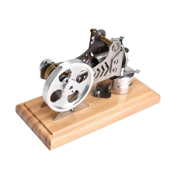 LED Stirling Engine Model, DIY Stirling Engine External Combustion Mini ...