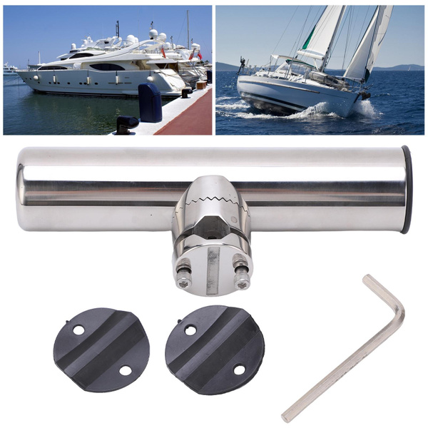 Fishing Boat Rods Holder Rail Mount Yacht Pole Holder Clamp 316 ...
