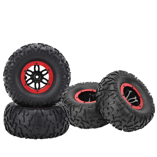 RC Tire, Easy To Use Plastic Inflatable Tire Durable for 4 Wheel Drive ...