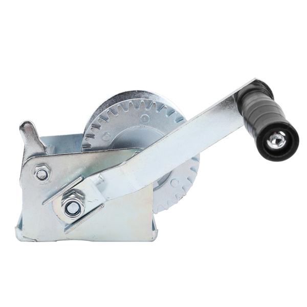 600LBS Hand Winch Metal Galvanized Heavy Frame Trailer Capstan Hand ...