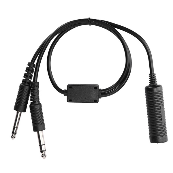 Replacement Helicopter To General Aviation Headset Adapter Cable David ...