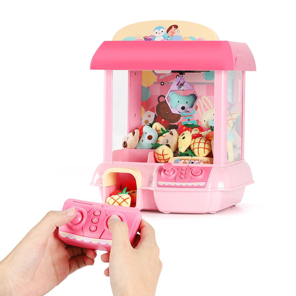 RC Mini Claw Clip Doll Machine Catcher Remote Control Electronic Dolls ...
