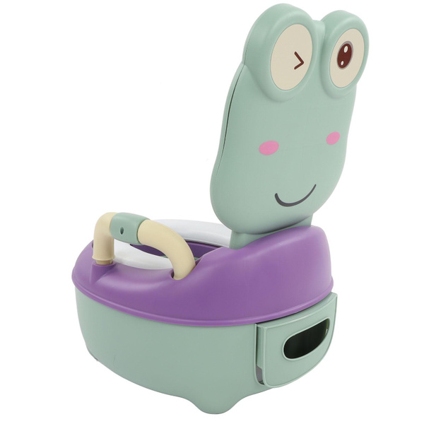 Portable Potty Washable Animal Shape Portable Large 12cm Height Back ...