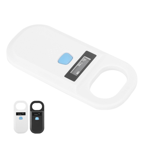 Portable Card Reader Handheld Rechargeable Animal Chip ID Scanner ...