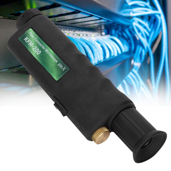 Durable 200X 400x Magnification Fiber Optic Microscope, Handheld Fiber ...