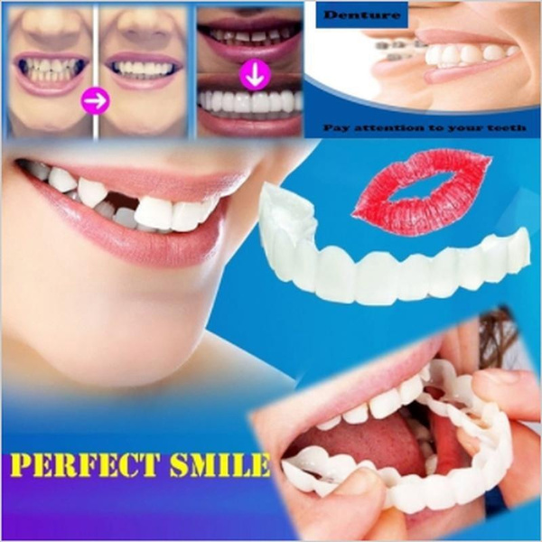 Upper/lower dentures perfect smile veneer denture toothpaste oral ... Upper/lower dentures perfect smile veneer denture toothpaste oral ...