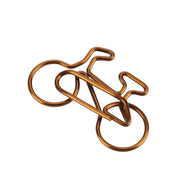 20 Brown Paper Clip Metal Bookmark Holder Decorative Paperclip Themed ...