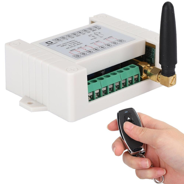 Wireless Remote Control 2CH Motor Forward and Reverse Road Gate ...