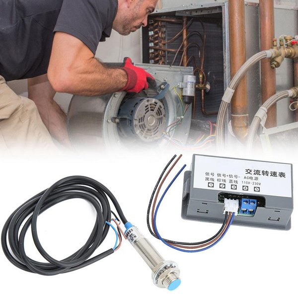 Tacometro Digital Speed Meter 4-Digit Tube Display High Measurement ...