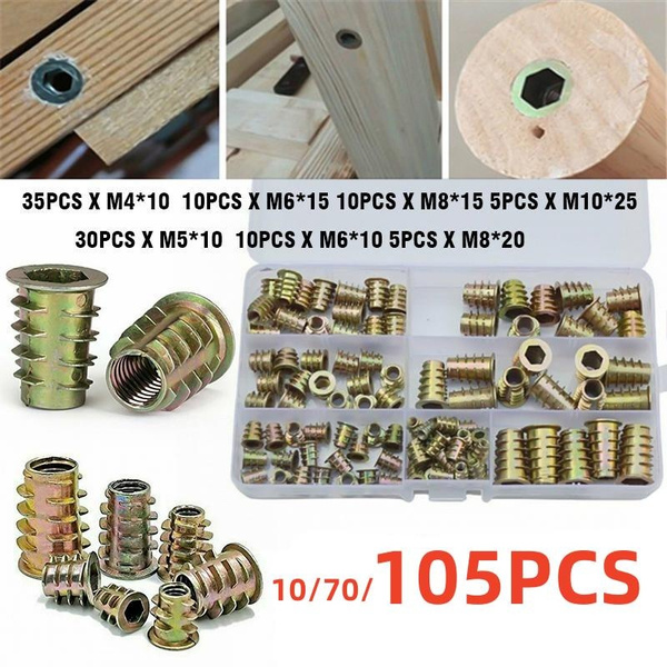 Newest Zinc Plated Rivet Nuts Carbon Steel Hex Drive Nut Type E Blind ...