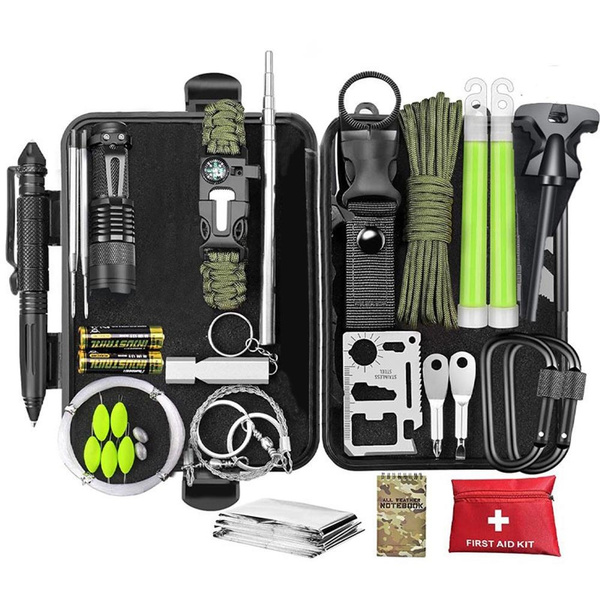 Survival Kit Military Outdoor Multitool Professional Camping Travel Kit ...