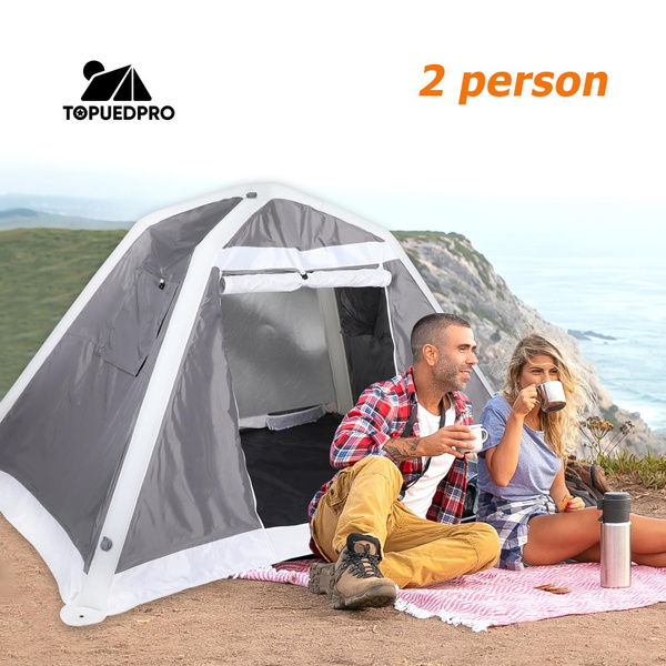 TOPUEDPRO Inflatable Tent for Camping 2 Person Necessary for Lazy Man ...