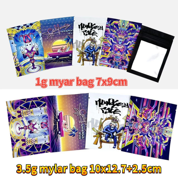 50/100PCS Modern Cartoon 1-3.5g Hologram Mylar Candy Bags Empty ...