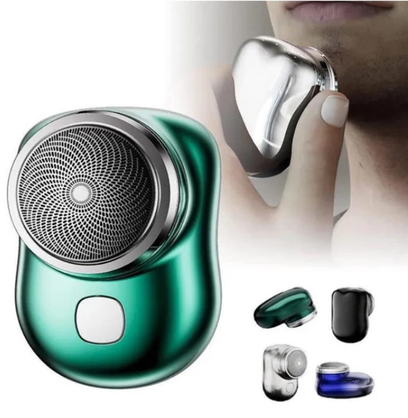 New Mini Shaver Portable Electric Shaver USB Rechargeable Cordless Wet ...