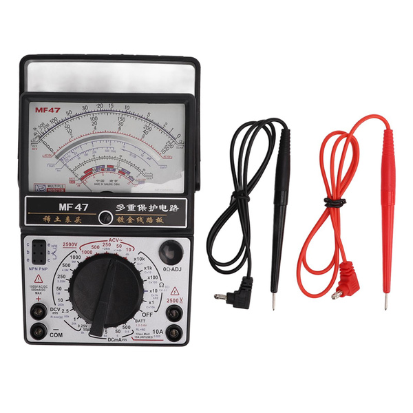 MF47 Analog Multimeter Internal Magnetic Pointer Type Multimeter High ...