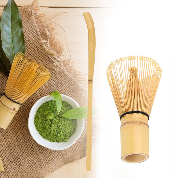 Matcha Ceremony Kit, Gift for Tea Lover Bamboo Traditional Lump Matcha ...
