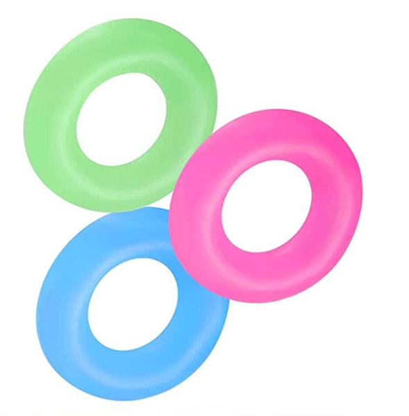 3pcs Luminous Lock Ring Delayed Long Lasting Stronger Men Time Training ...