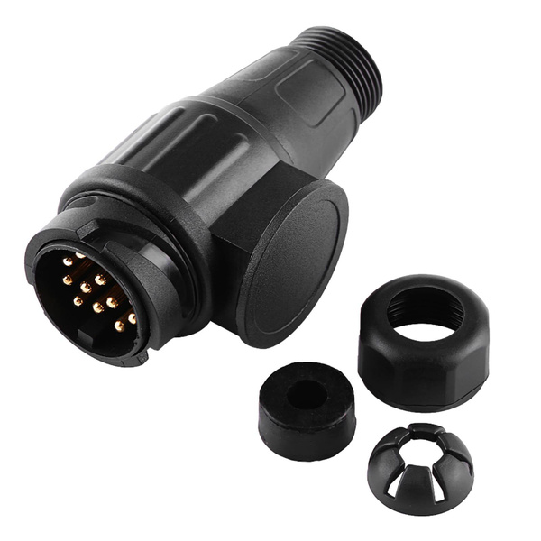 Trailer Plug ,12V 13 Pin Electric Trailer Plug Plastic 13 Pole Wiring ...