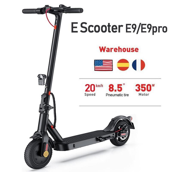 Electric Scooter with Road Approval E9/E9pro Scooter 350W Motor 30km ...