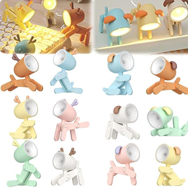 Mini Night Light Creative Cartoon LED Desk Lamp with Mobile Phone ...