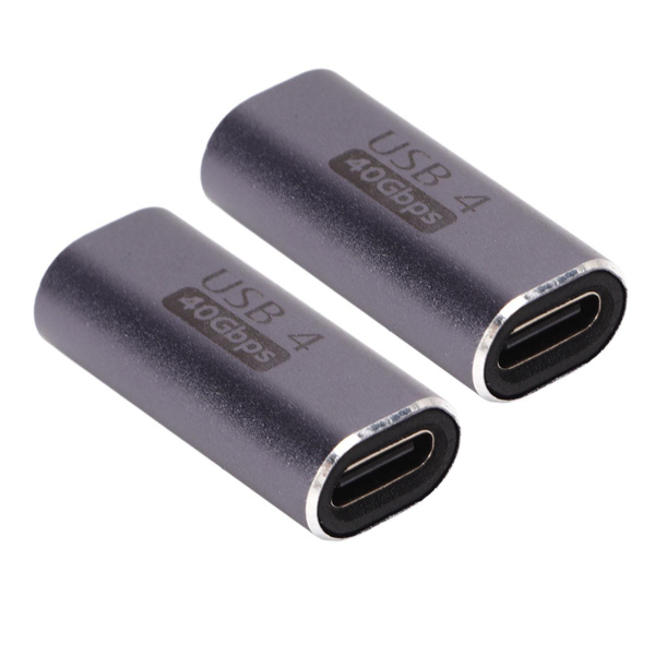 Type C To Type C Adapter Female To Female 100W USB C Straight Connector ...