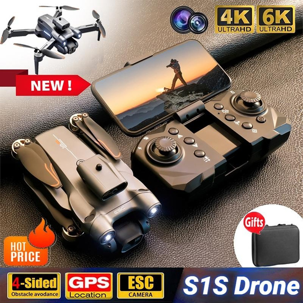 New S1S Drone 6K Professional 4K Dual HD Camera Obstacle Avoidance Optical Flow Positioning ...