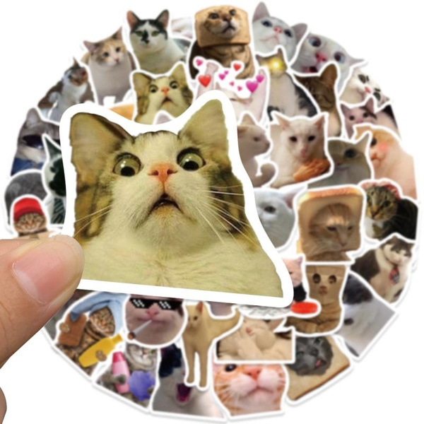 10/25/50pcs Internet Celebrity Cute Stickers Cat Emojis Graffiti ... 10/25/50pcs Internet Celebrity Cute Stickers Cat Emojis Graffiti ...