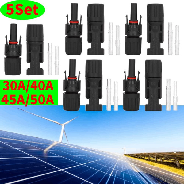 Solar Panel Cable Connector, Insulation High Voltage Bearing Capacity ...