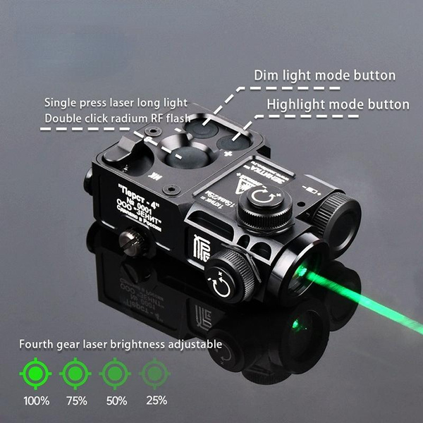 Taciitcal Zenitco PERST 4 COMBINED DEVICE GEN.3.0 Green Red IR Laser Pointer AK47 AK74 DBAL PEQ ...