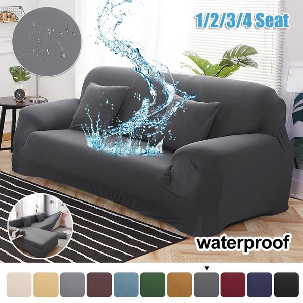 New Waterproof Sofa Cover 1/2/3/4 Seater Couch Covers for Living Room ...