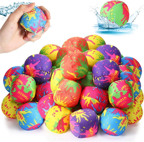 30/20/16/12/8/4/2 Pack 2" Water Splash Balls for Pool, Reusable Water ...