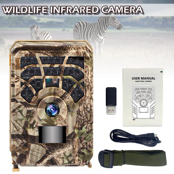 Security Scouting Camera 12MP 1080P Wild Hunting Camera Photo Trap PIR ...