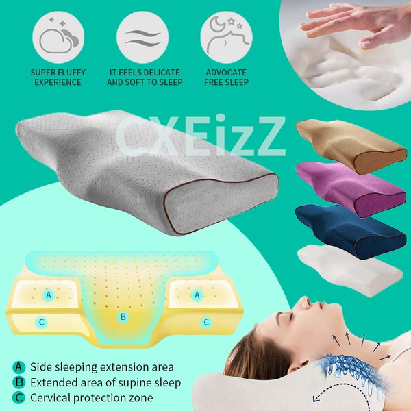 New Memory Foam Pillow- Neck Protection Pillow with Slow Rebound Memory ...