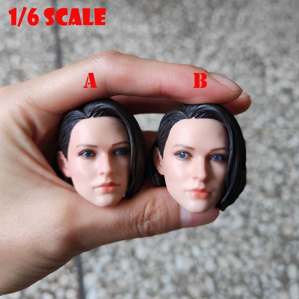 1/6 Scale Jill Head Sculpt for 12 inch Female Action Figure Body Look ...