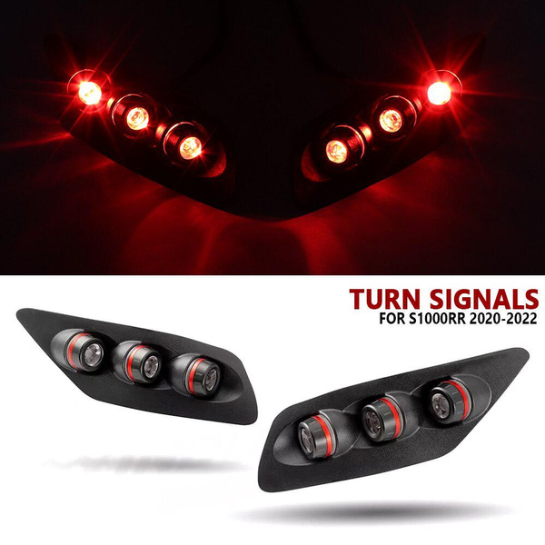 Motorcycle LED Rear Flasher Indicator Blinker Lamp Turn Signal Light ...
