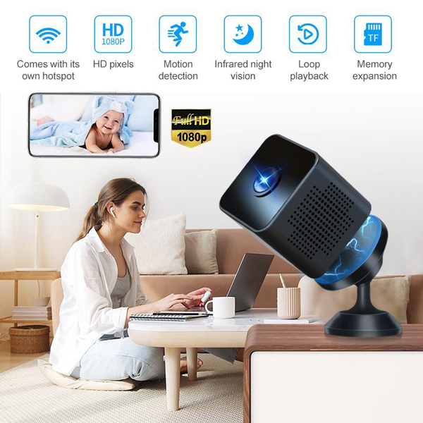Mini Wifi Camera HD 1080P/720P Home Security Camera Night Vision Motion ...