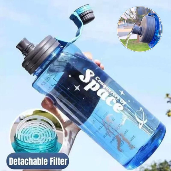 Large Capacity Water Cup Outdoor Portable Sports Water Bottle Plastic ...