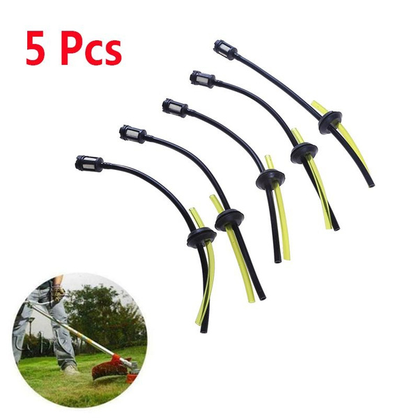 New 5 Pcs Universal Fuel Hose Petrol Pipe Line Tube for Brush Cutter ...