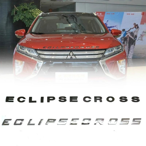3D Metal Chrome Letters Emblem Sticker Car Styling for Mitsubishi Eclipse Cross | Wish