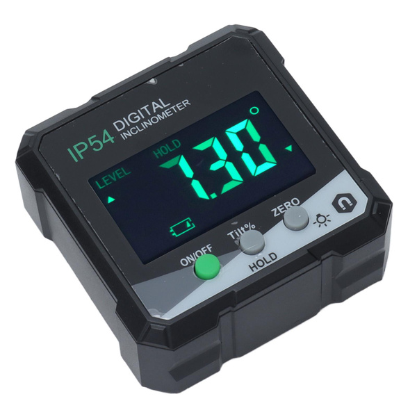 Battery Power Magnetic Digital Protractor 4X90 Degree IP54 LCD Bevel ...
