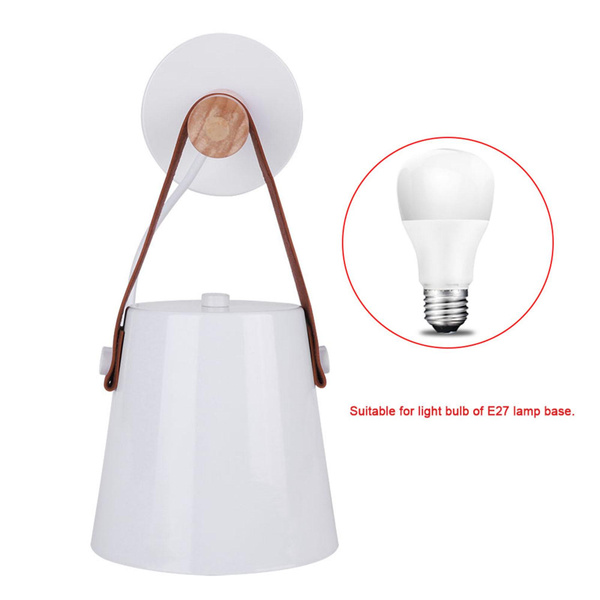 Modern Wooden Iron Bedroom Wall Mount Lamp Porch Corridor Study Light ...