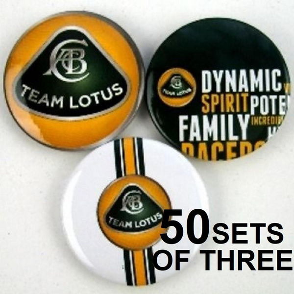 PIN BADGES Set of 3 Different X 50 Wholesale Job Lot Formula One 1 ...