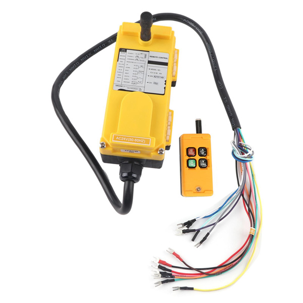 4 Buttons Industrial Remote Controller Switches 24V Hoist Control ...