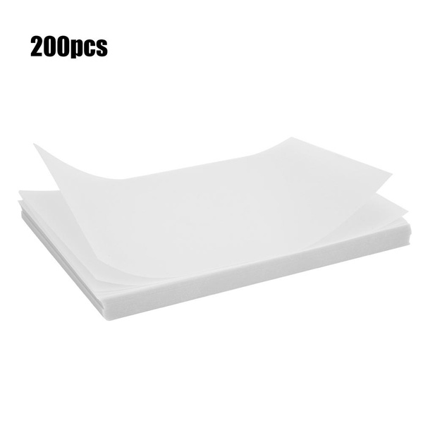 200 Pcs Vegetable Parchment Half Transparent Pure Wood Pulp Universal ...