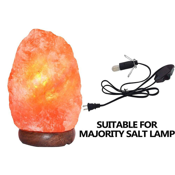 Universal Base Assembly with Dimmer Switch E12 Bulbs Salt Rock Lamps ...
