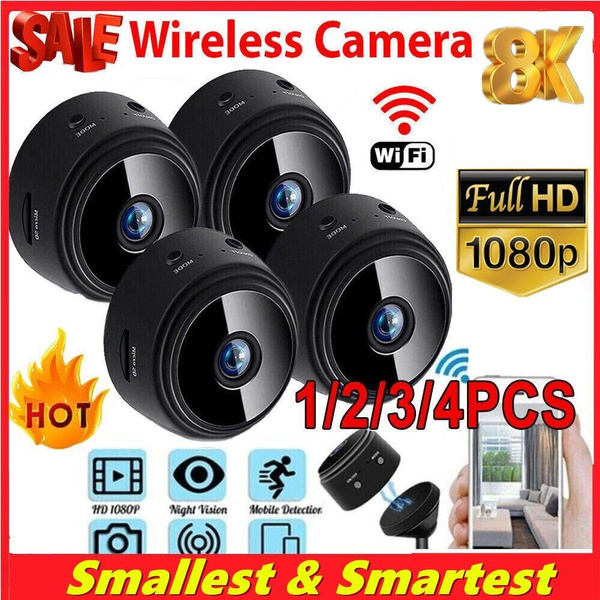 (1/2/3/4Packs)2023 New Upgraded Memory Storage 8K Spy Camera Wireless ...
