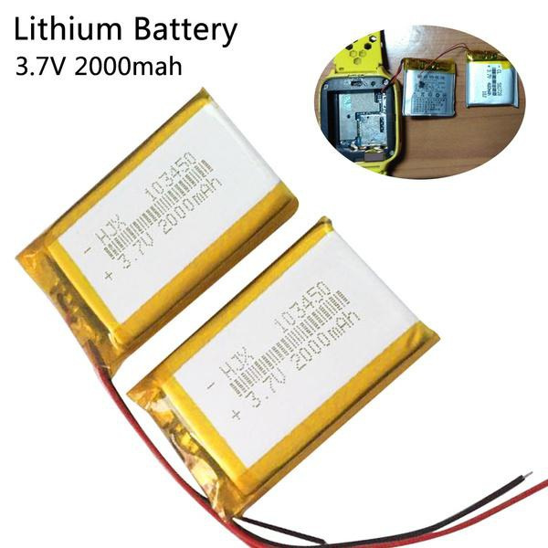 1pcs 3.7V 200/260/650/1800/1200/2000/1000/750/520/700mAh Polymer ...
