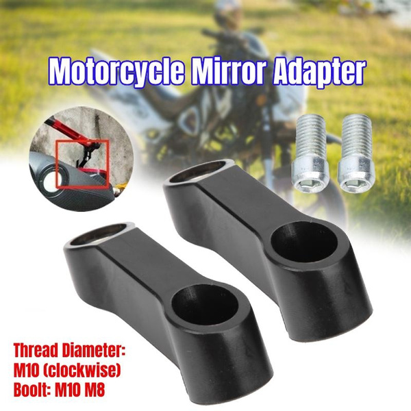 Motorcycle Rearview Mirror Mount Adapter, Extension Adapter, 0.4in M10 ... Motorcycle Rearview Mirror Mount Adapter, Extension Adapter, 0.4in M10 ...